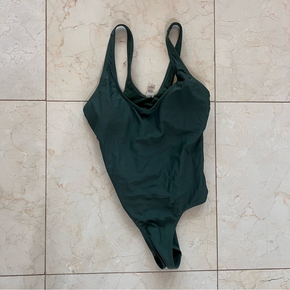 TiniBikini | Swim | Tini Bikini Like New Dark Green Brazilian Cutout ...